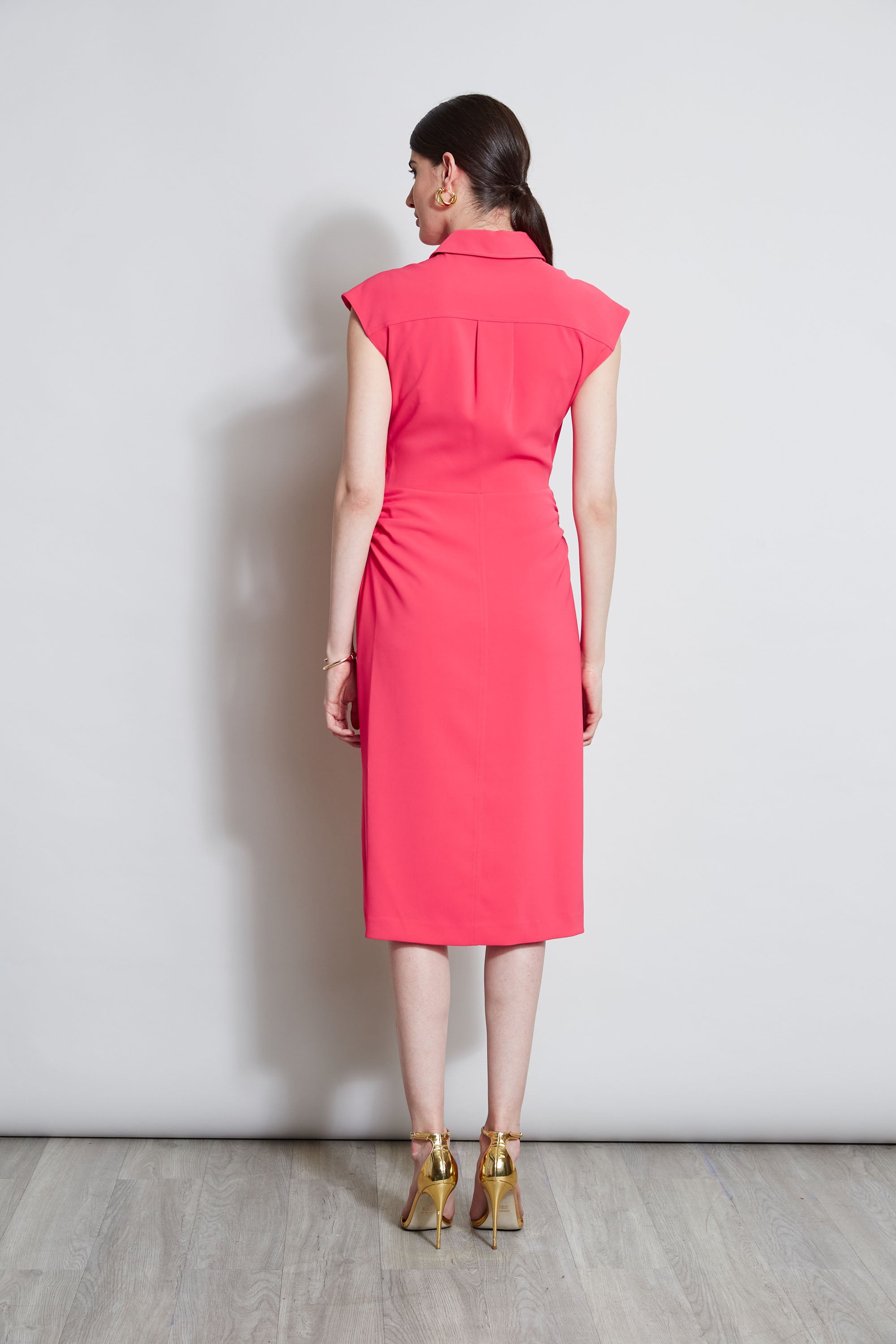 Twist Button Dress – Elie Tahari