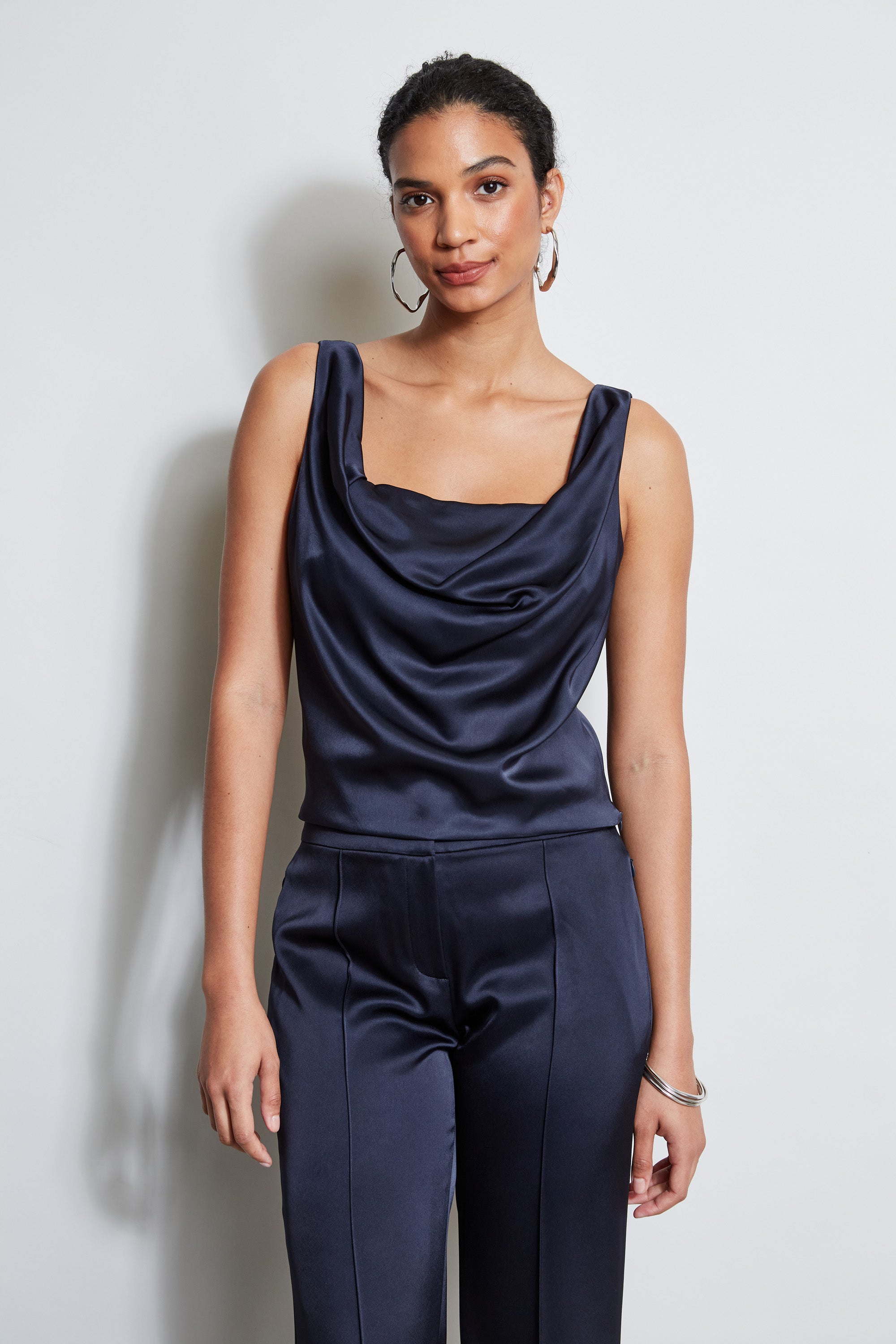 Satin Cowl Cami – Elie Tahari